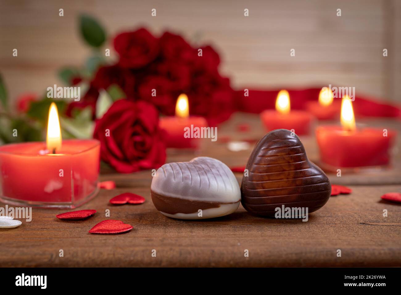 Red roses heart symbol love hi-res stock photography and images - Alamy