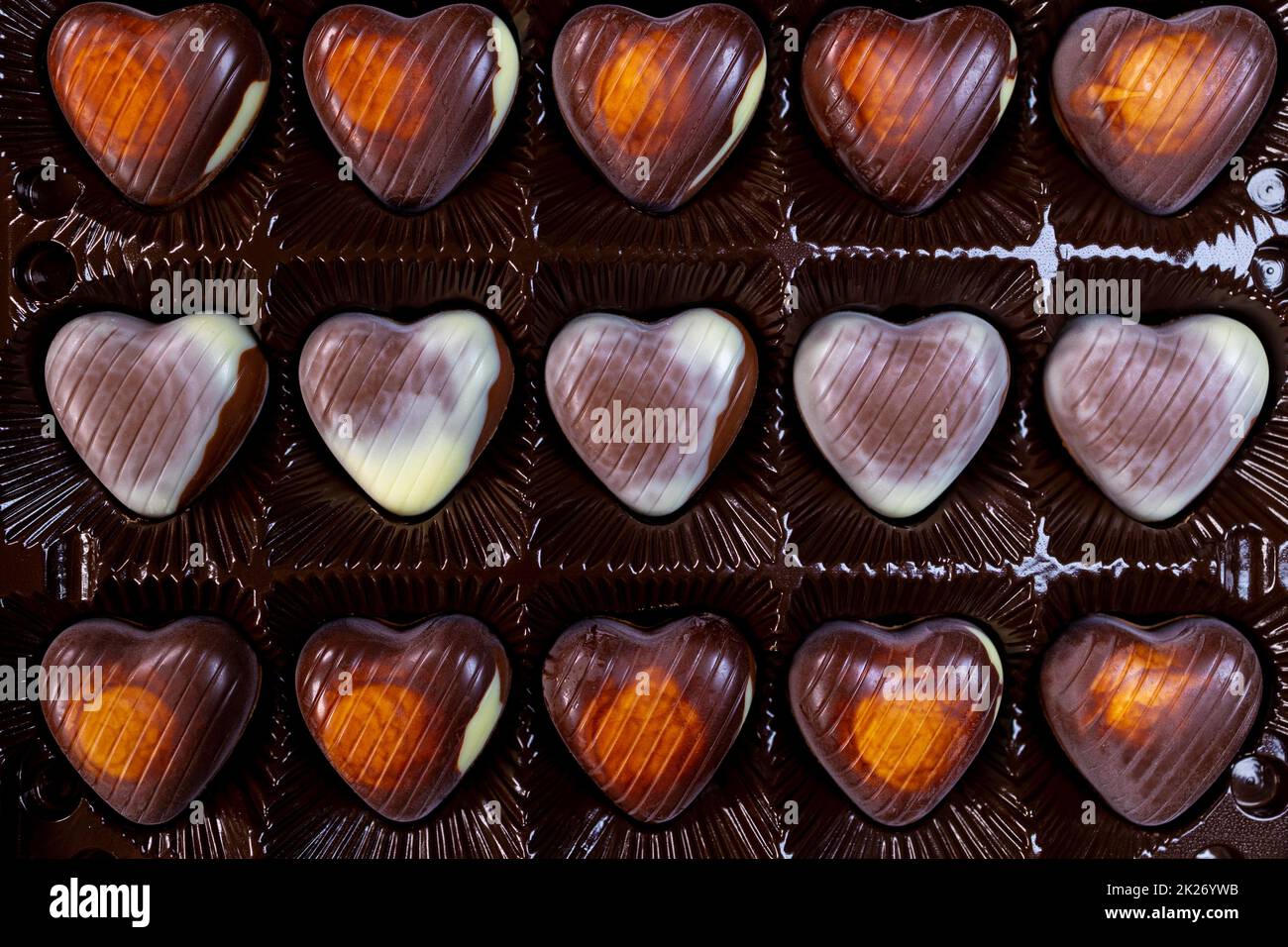 Heart shaped chocolate hi-res stock photography and images - Alamy