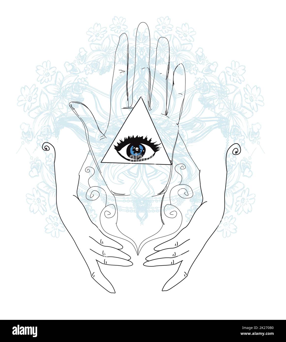 Eye providence sacred geometry Cut Out Stock Images & Pictures - Alamy