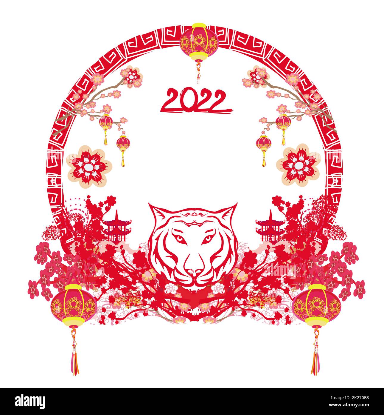 Happy new year 2022, Chinese new year, Year of the tiger, Happy lunar ...
