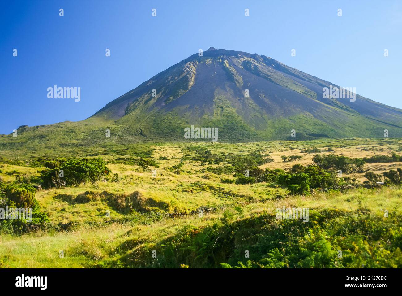Pico mountain in Pico island Stock Photo - Alamy