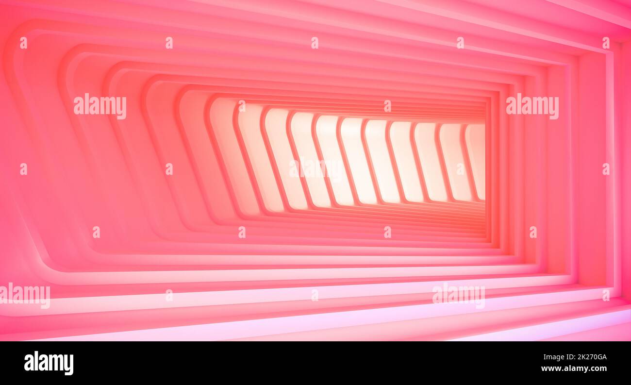 pink structure with architectural arches Stock Photo - Alamy