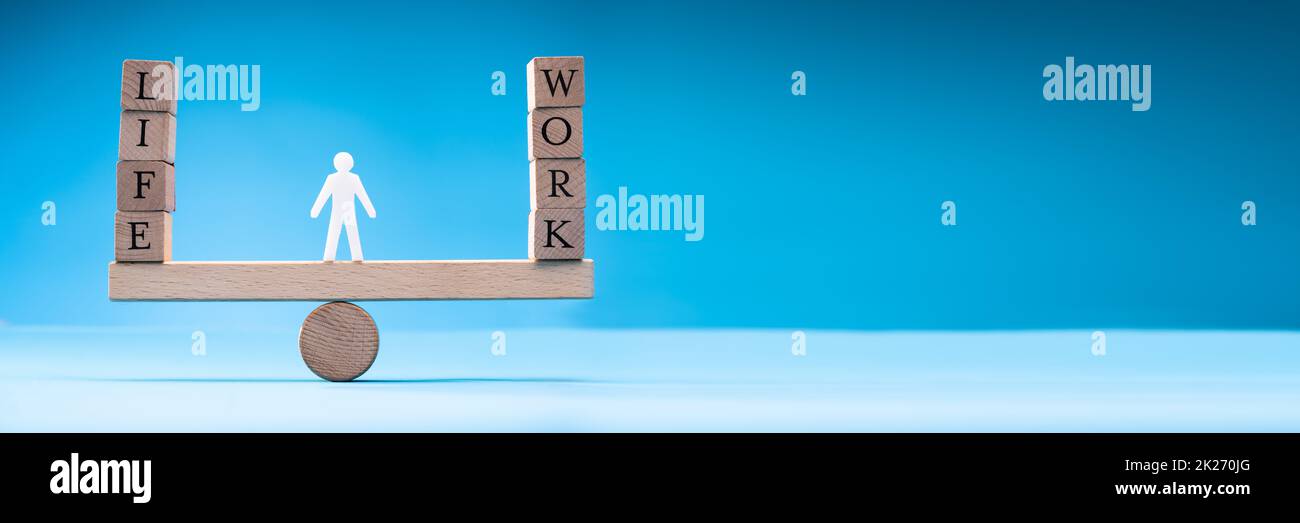Work Life Balance Choice Stock Photo - Alamy
