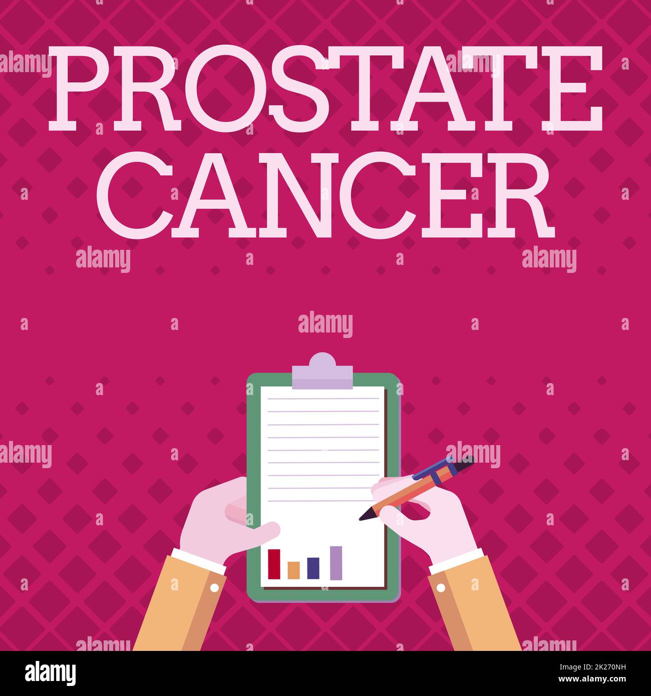 Inspiration showing sign Prostate Cancer. Concept meaning cancer ...