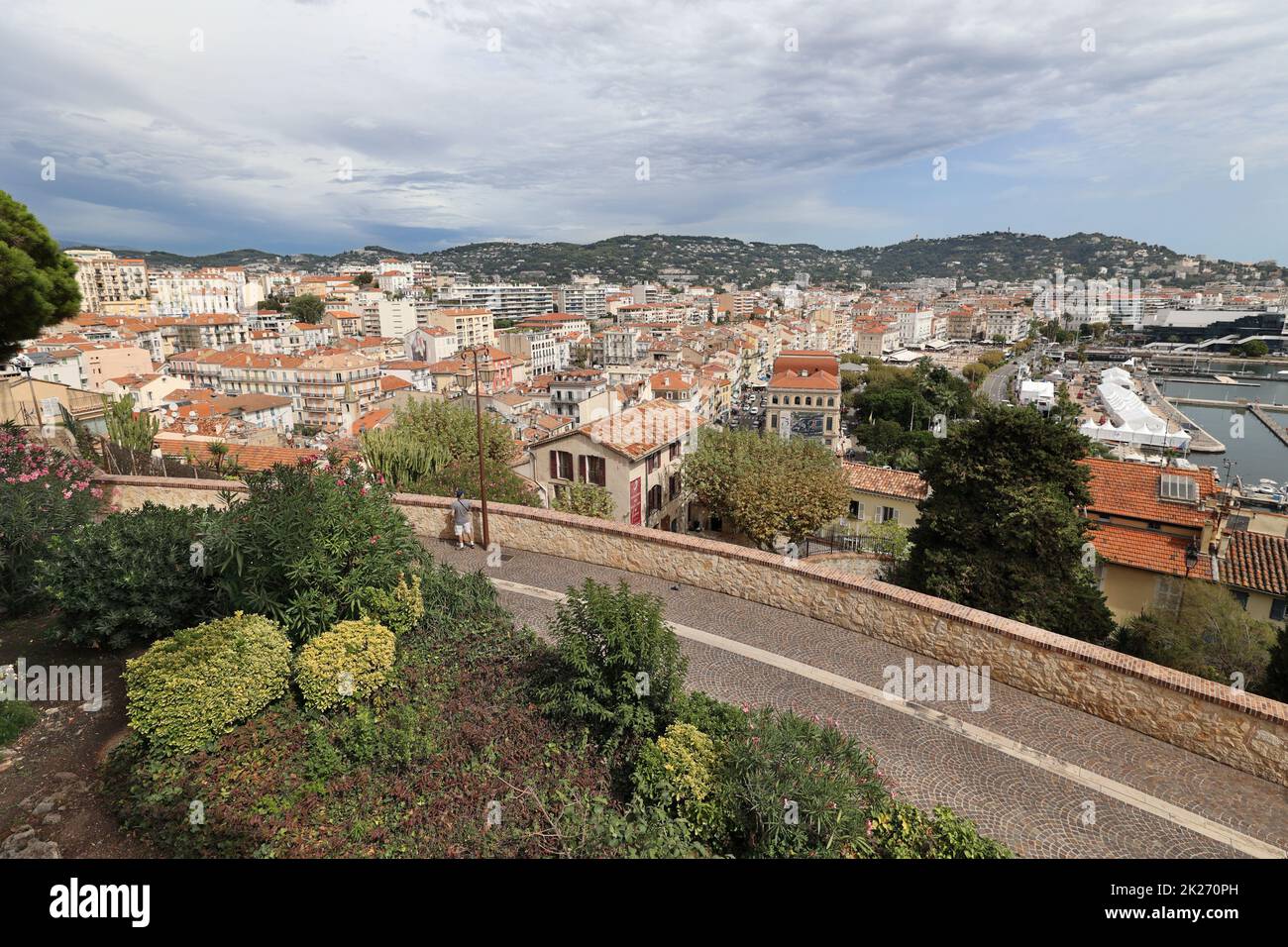 View of Cannes, Alpes-Maritimes, Provence-Alpes-Cote d'Azur, France ...