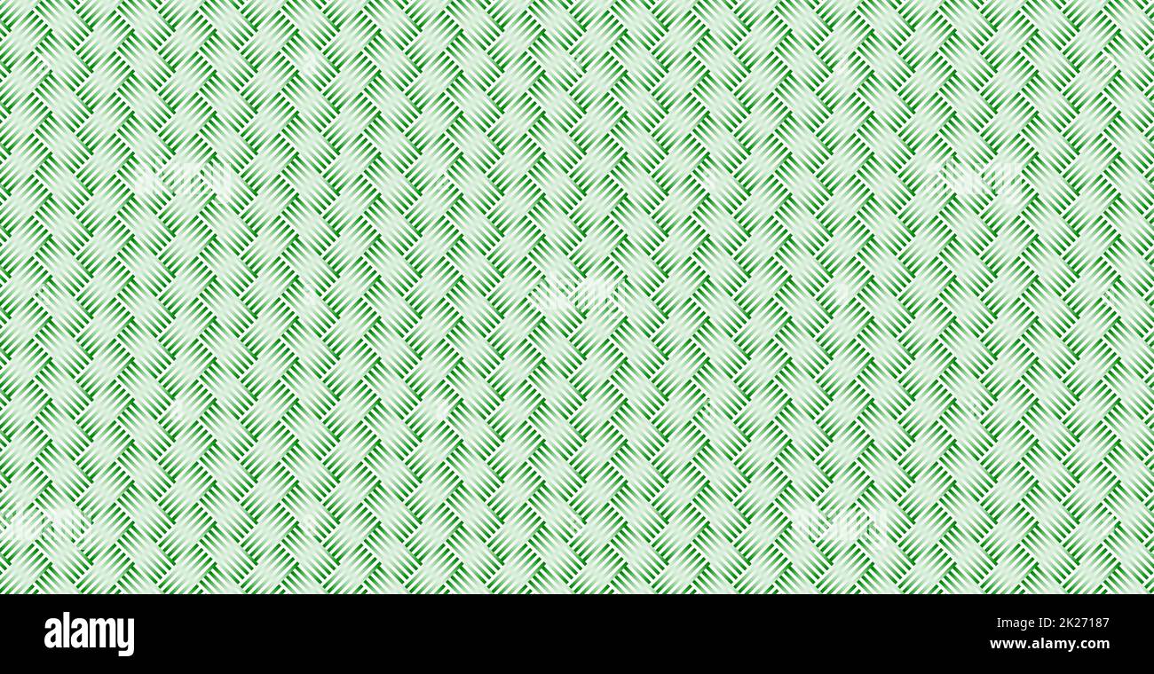 Panoramic green wicker background, repeating elements - Vector Stock ...