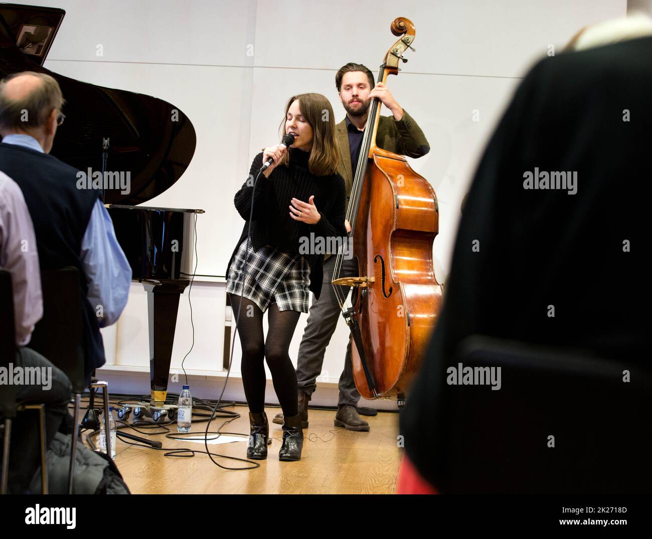 Concert with jazz singer Isabella Lundgren in Linköping, Sweden Stock ...