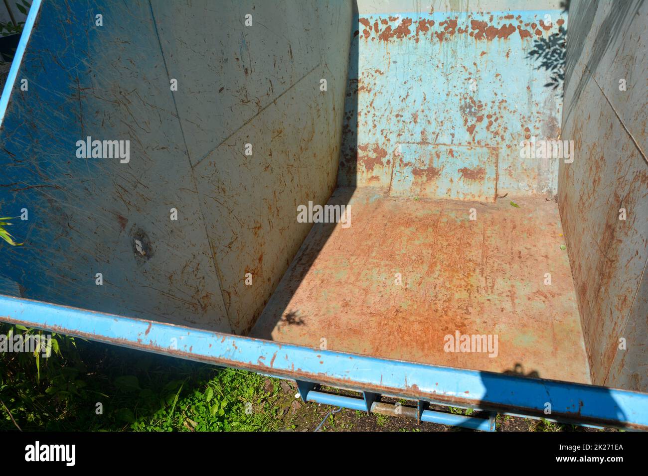 A empty waste container Stock Photo - Alamy