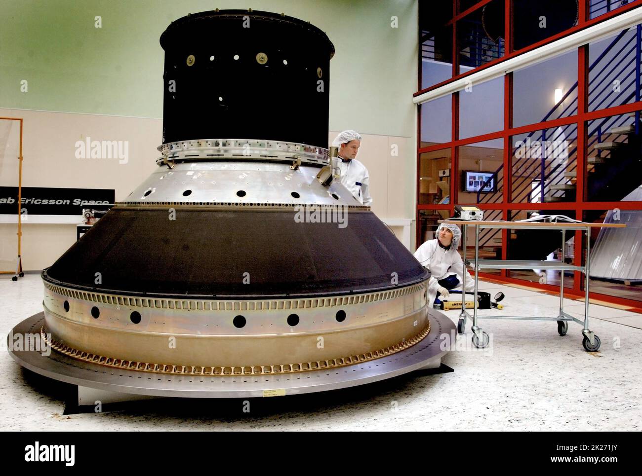 Saab Ericsson Space in Linköping, Sweden. The company develops control ...