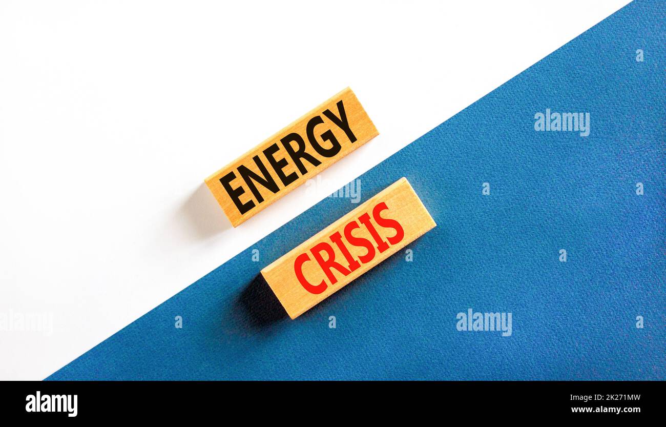 Global energy crisis symbol. Concept words Energy crisis on wooden ...