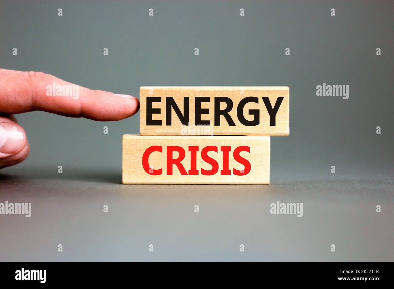 Global energy crisis symbol. Concept words Energy crisis on wooden ...