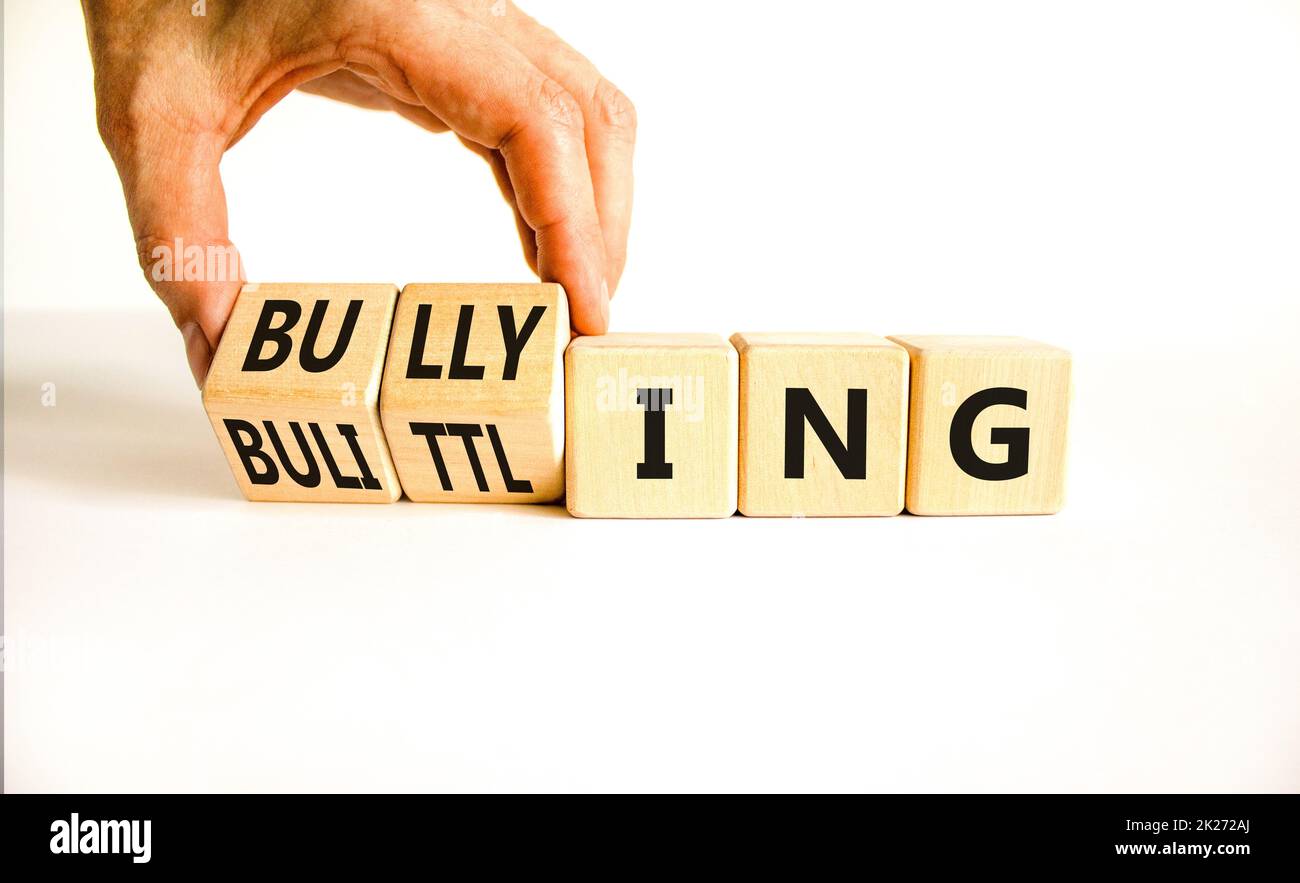 Bullying and belittling symbol. Concept words Bullying and Belittling ...