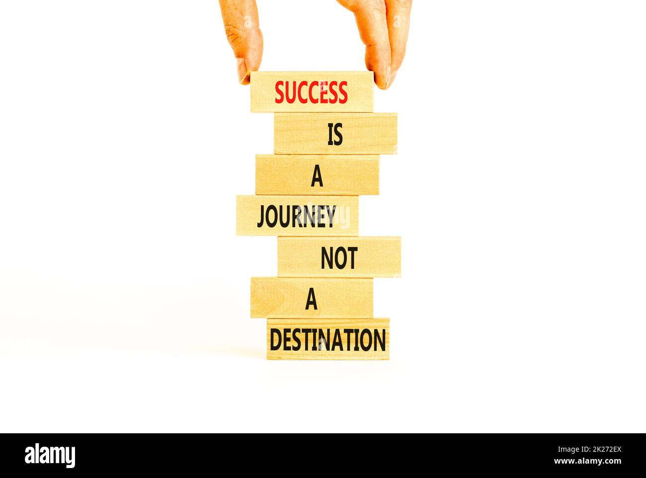 Success is a journey symbol. Concept words Success is a journey not a ...