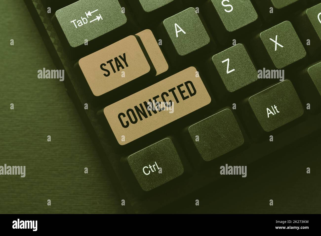 Text caption presenting Stay Connected. Word for to remain having ...