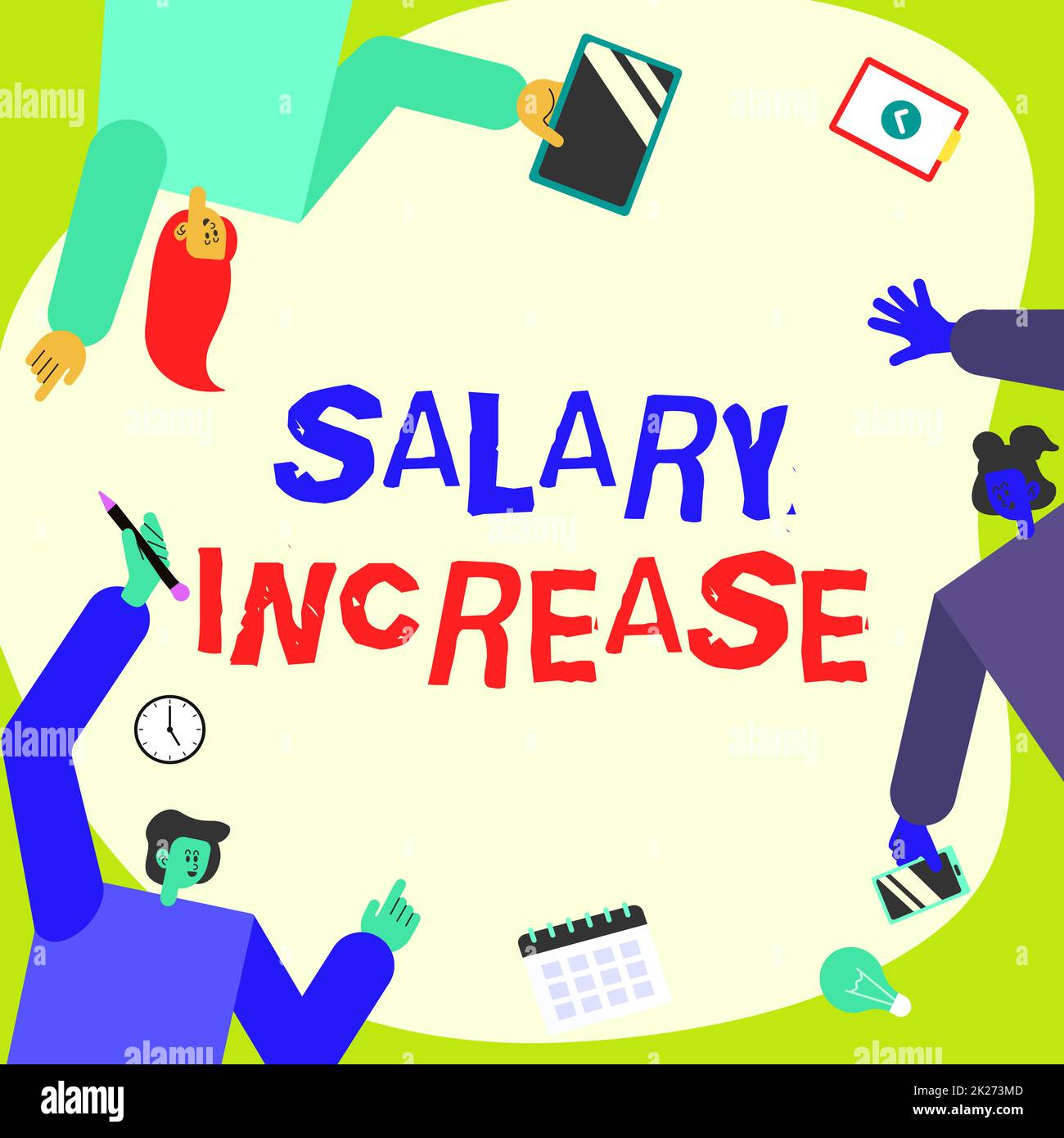 Inspiration showing sign Salary Increase. Business idea an increase in ...