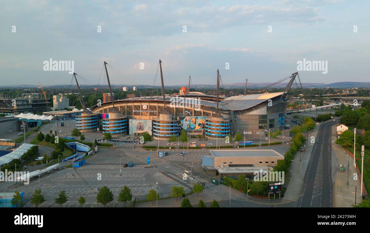 Aerial view etihad stadium manchester hi-res stock photography and ...