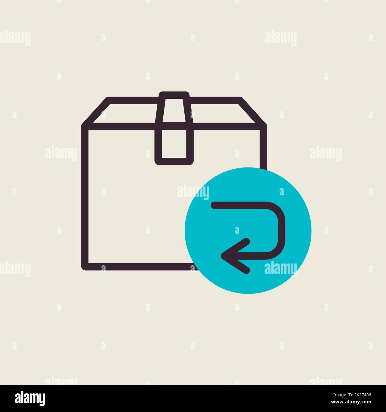 Return icon hi-res stock photography and images - Alamy