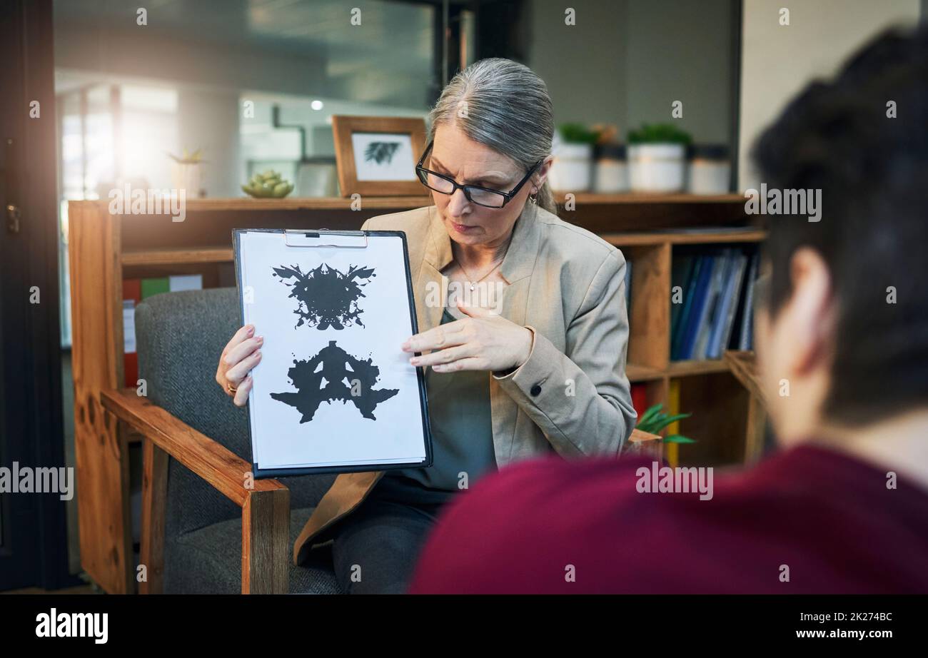 Rorschach inkblot test hi-res stock photography and images - Alamy