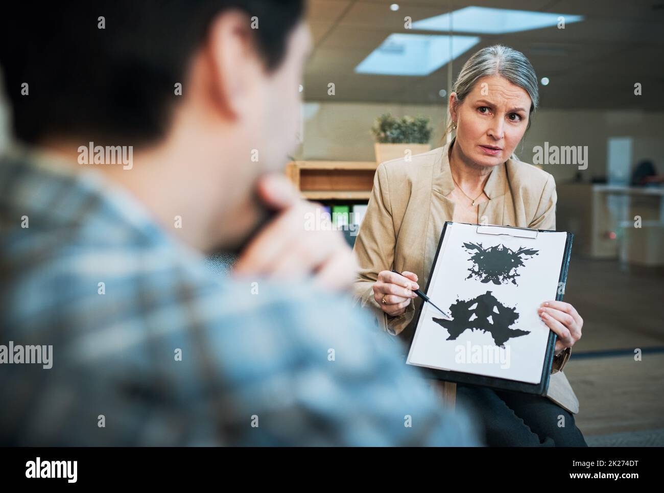 Rorschach doctor hi-res stock photography and images - Alamy