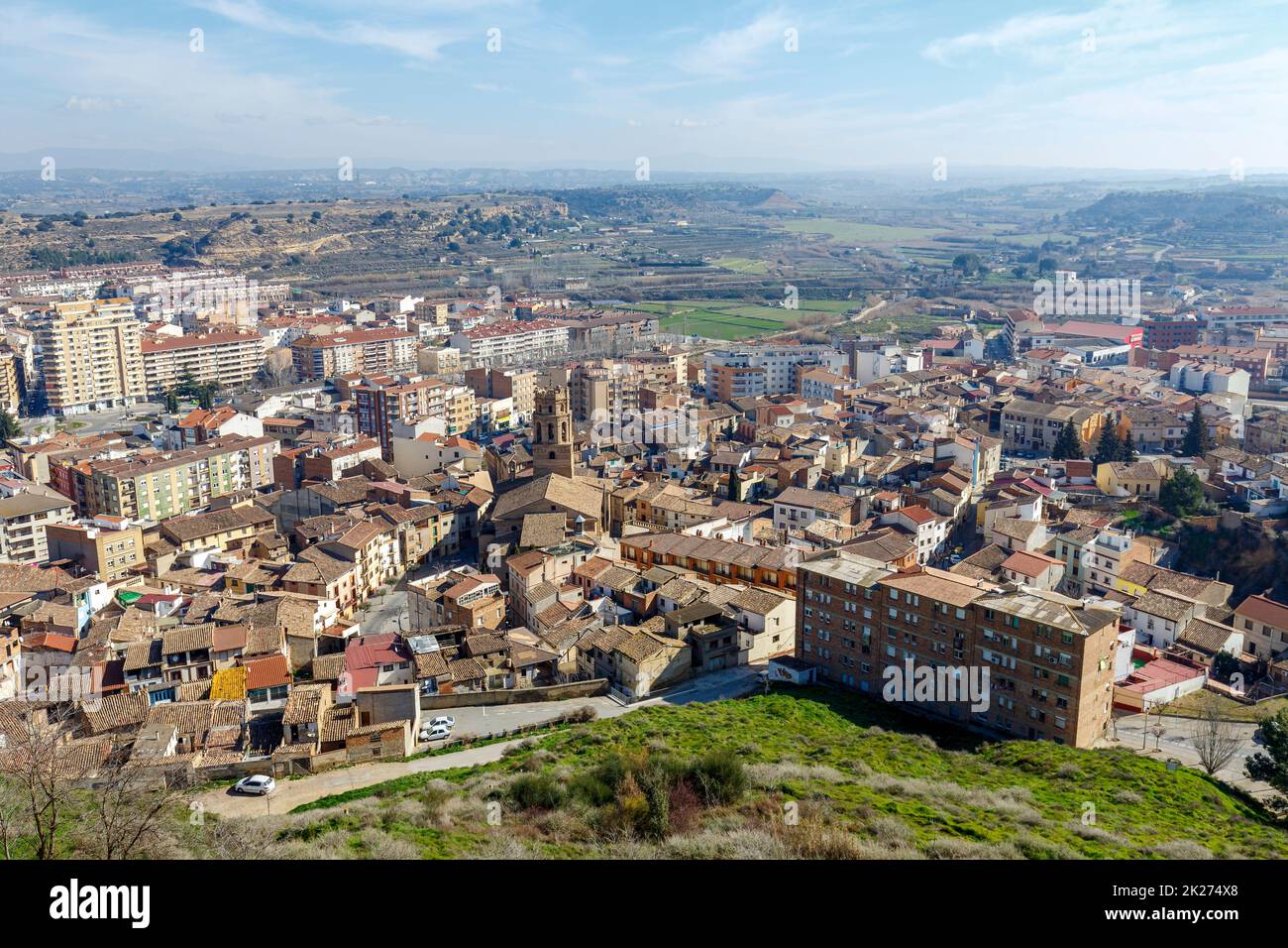 Cathedral of Santa Maria del Romeral Monzon Spain Stock Photo - Alamy