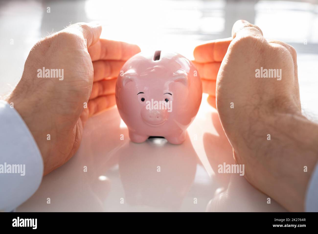 Save Money And Pension Protection Stock Photo - Alamy