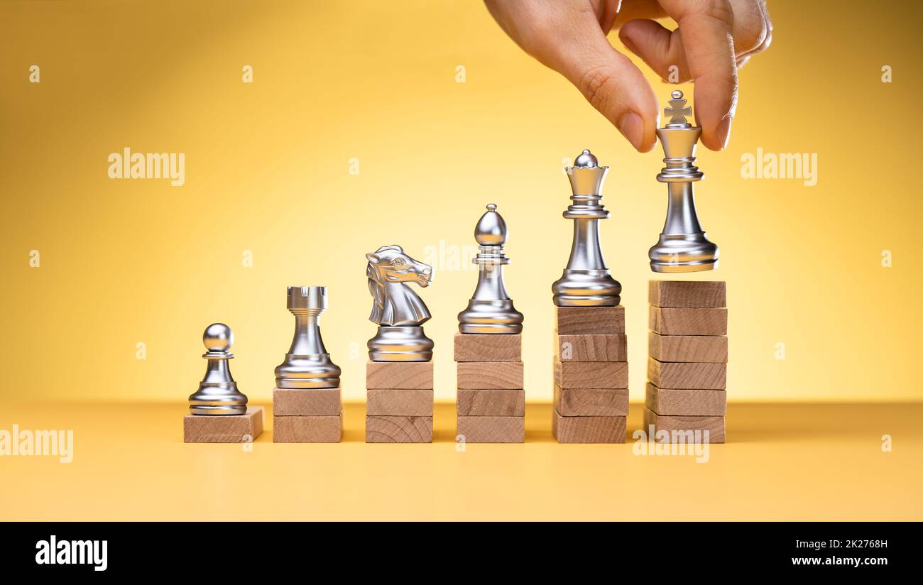 Chess Piece Money Investing Stock Photo - Alamy