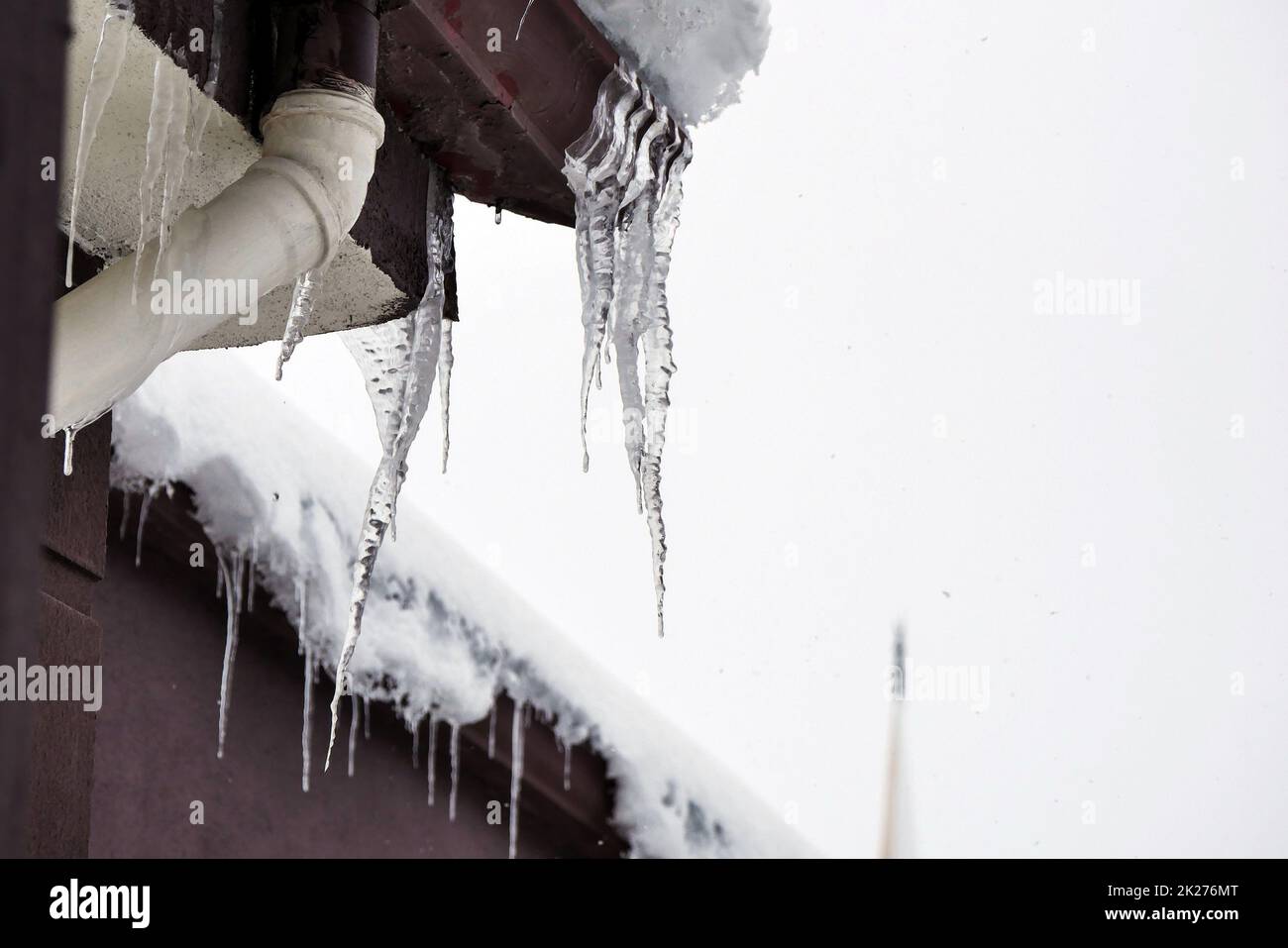 mosque minaret and it's snowing, hard winter in turkey,it's snowing, it ...