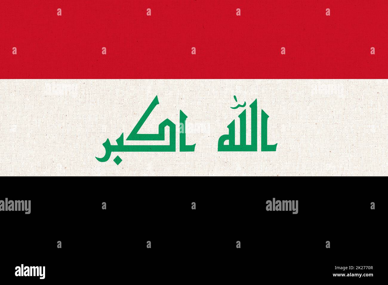 flag of Iran. National Iranian flag on fabric surface Stock Photo - Alamy