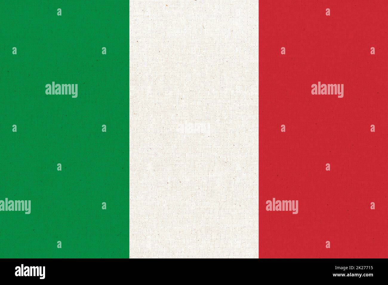 Flag of italy. italian flag on fabric surface Stock Photo - Alamy