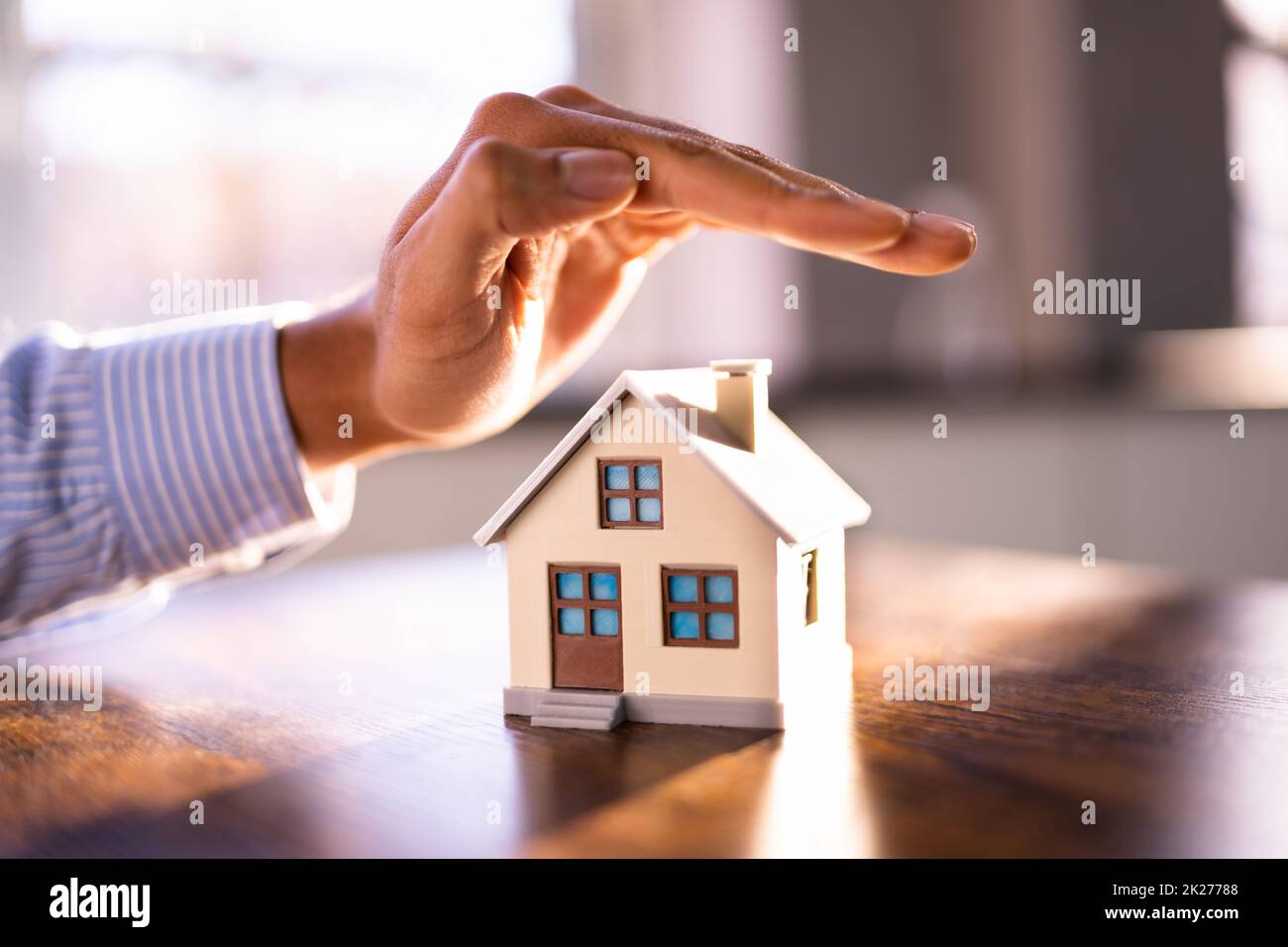 African American House Mortgage Insurance Stock Photo - Alamy