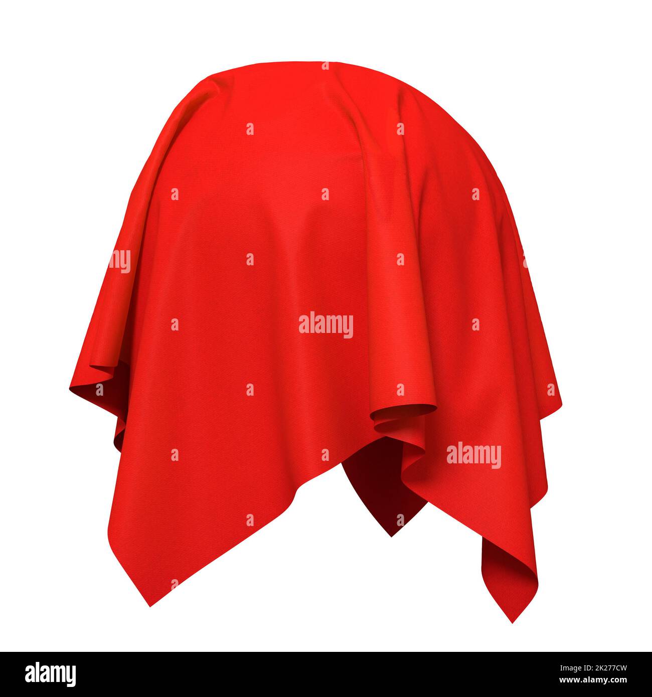 Bright red fabric background Cut Out Stock Images & Pictures - Alamy