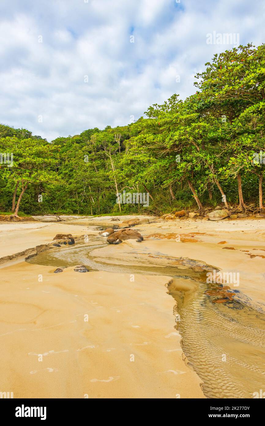 Big tropical natural island Ilha Grande Santo Antonio Beach Brazil ...