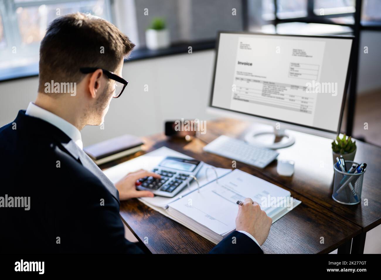 Professional Tax Accountant Stock Photo - Alamy
