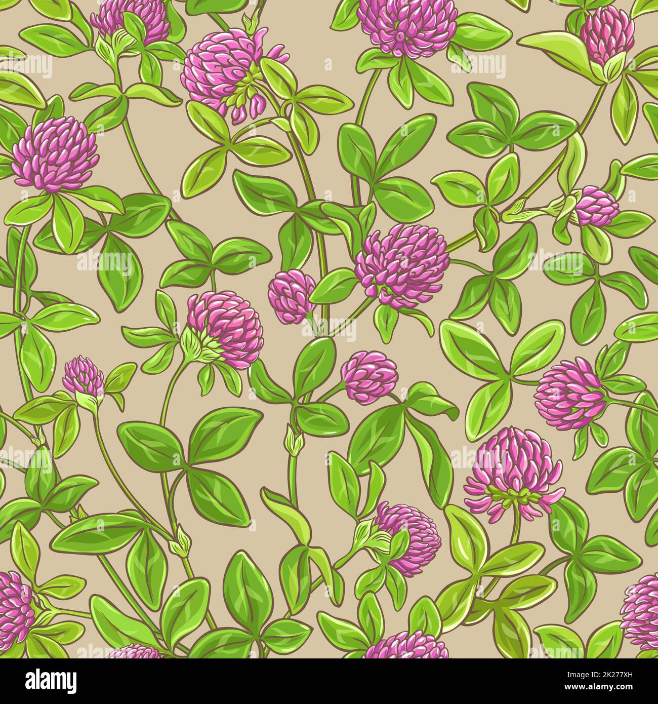 clover vector pattern Stock Photo - Alamy