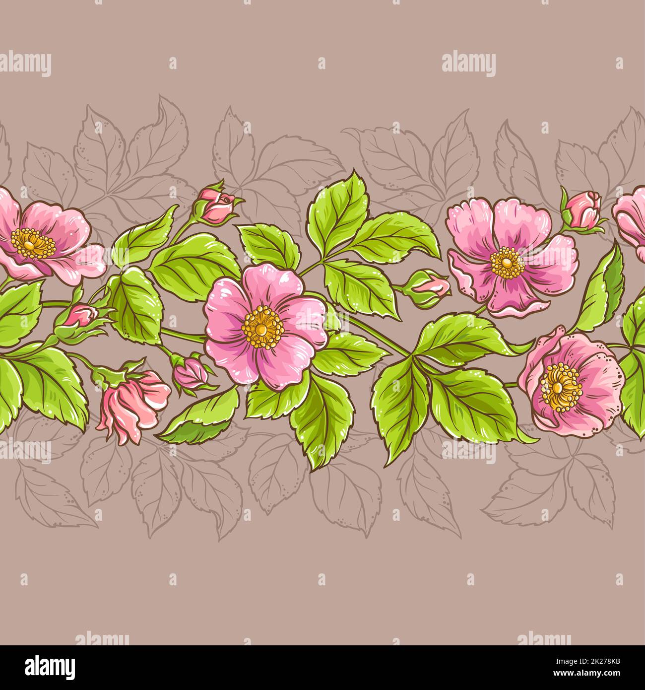 Rose pattern hi-res stock photography and images - Alamy