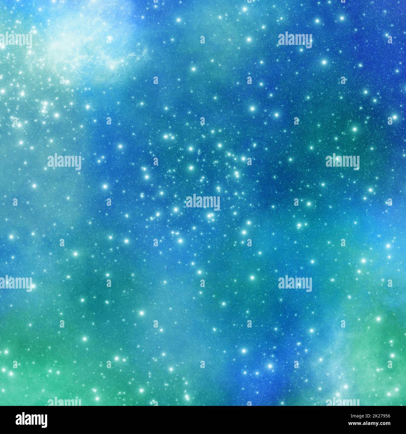 Nebula, cluster of stars in deep space. Science fiction art Stock Photo ...