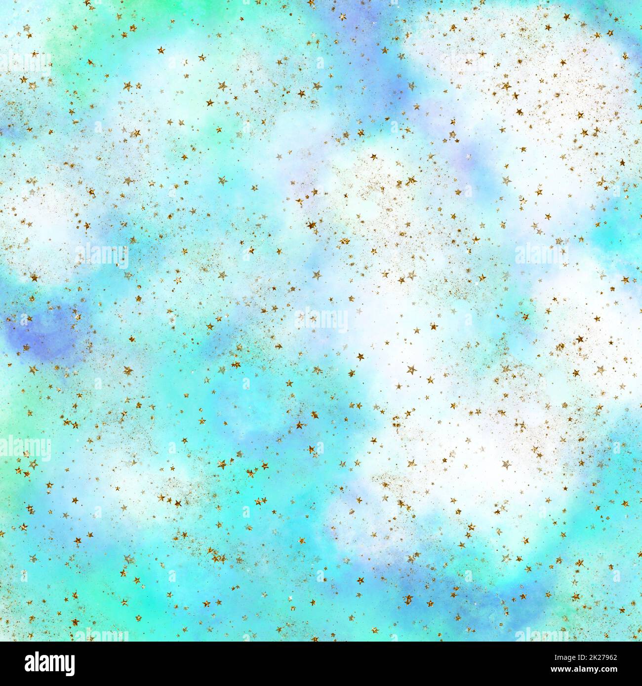 Nebula, cluster of stars in deep space. Science fiction art Stock Photo ...