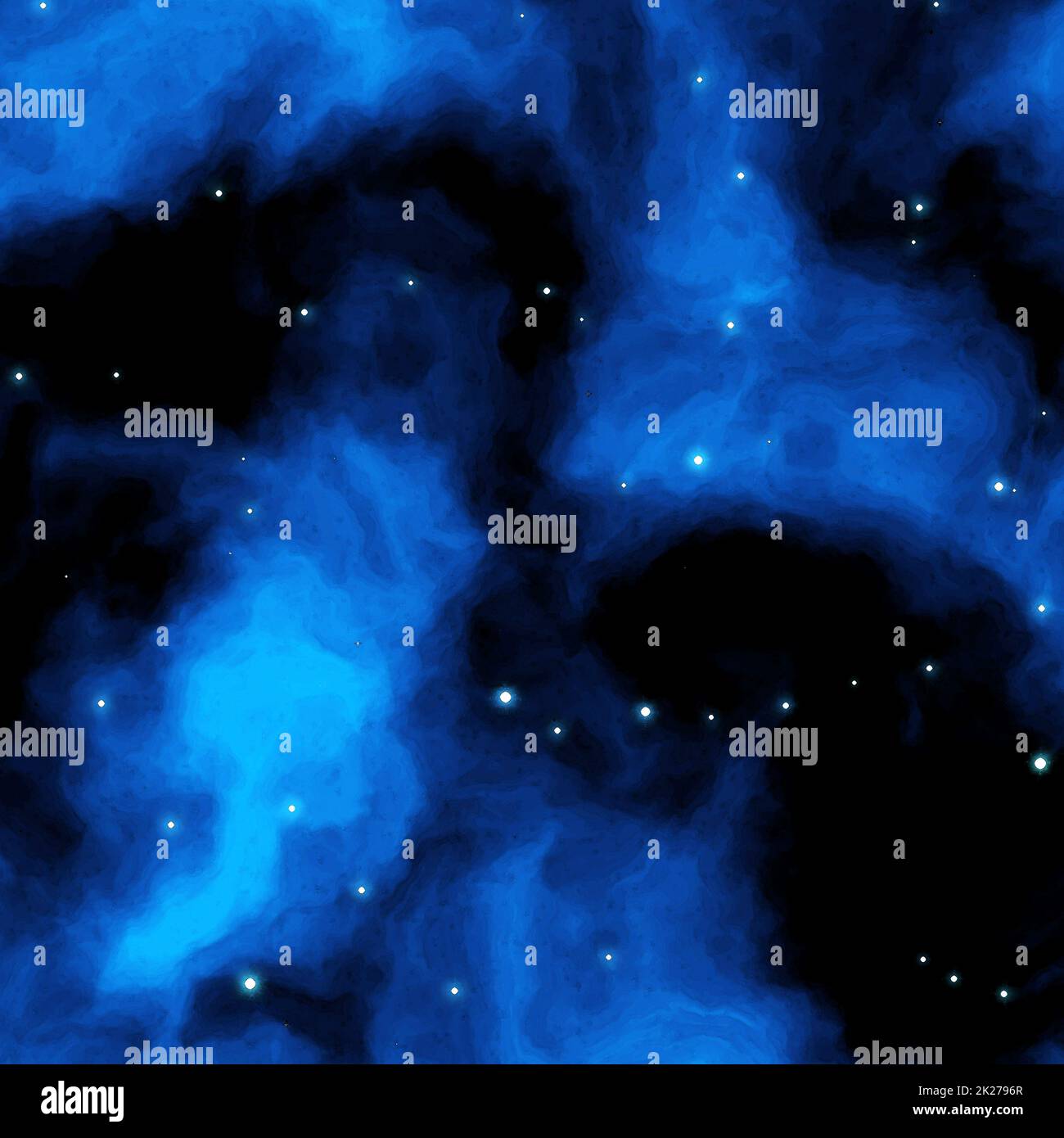Nebula, cluster of stars in deep space. Science fiction art Stock Photo ...