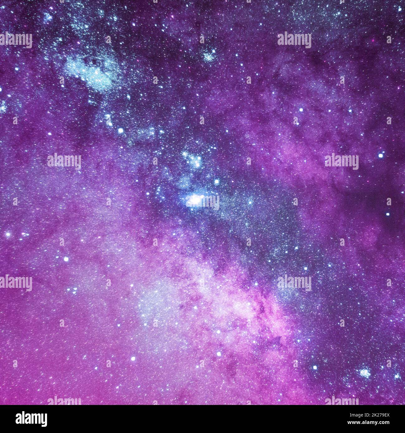 Nebula, cluster of stars in deep space. Science fiction art Stock Photo ...