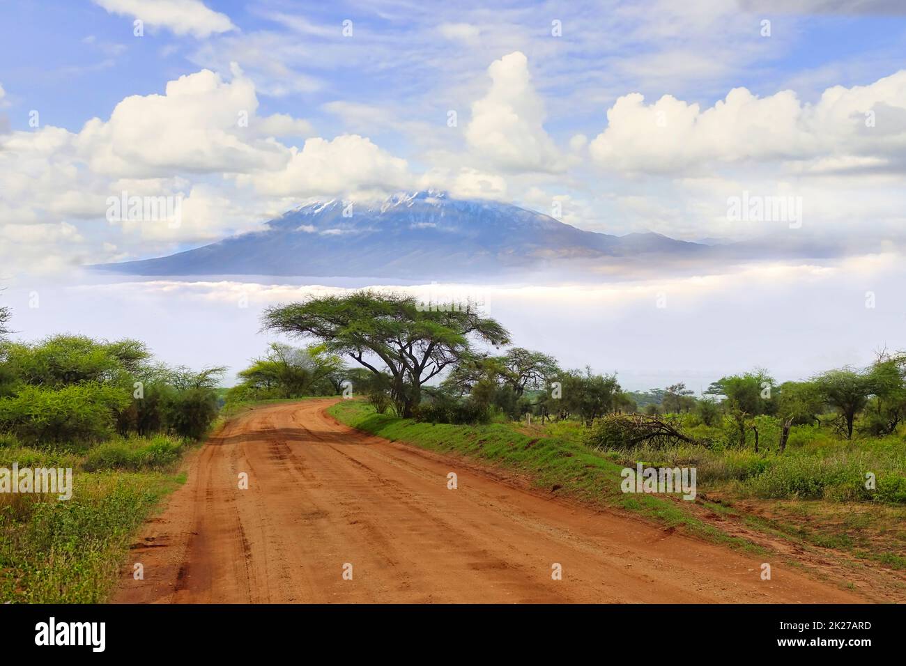 Pictures from the snow-capped Kilimanjaro in Kenya Stock Photo - Alamy