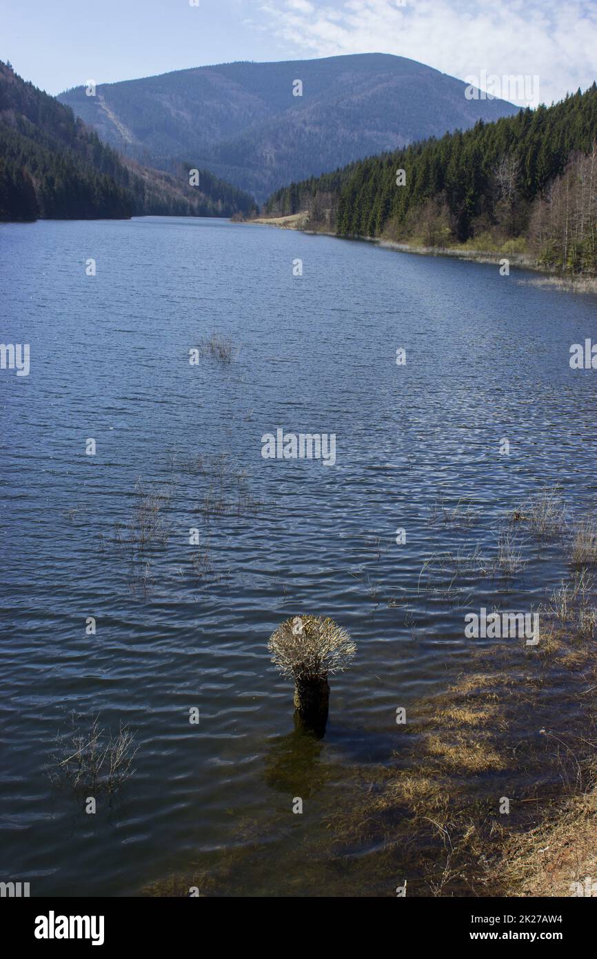 Drinking water reservoir Sance Recice 17 Stock Photo - Alamy