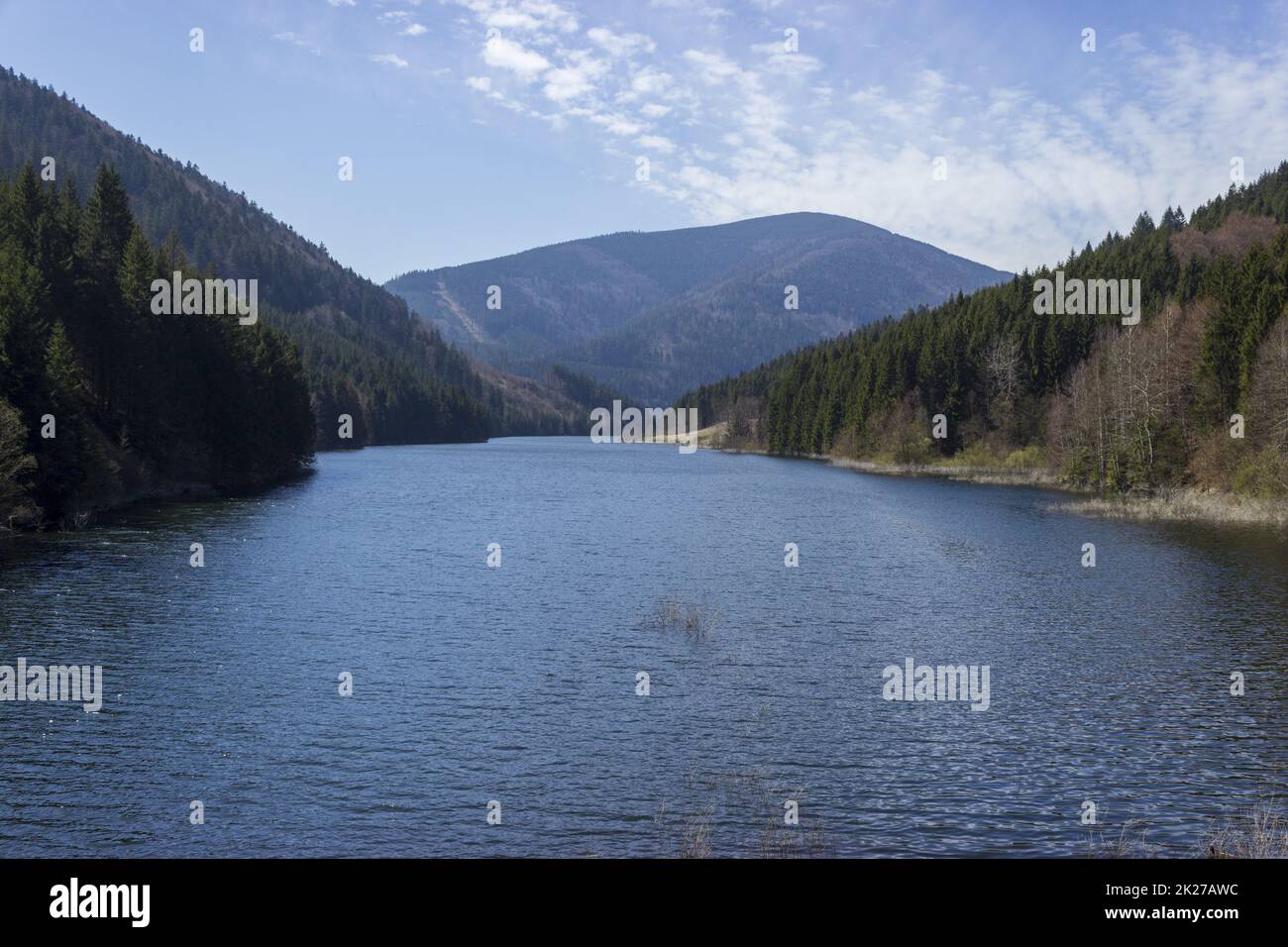 Drinking water reservoir Sance Recice 15 Stock Photo - Alamy