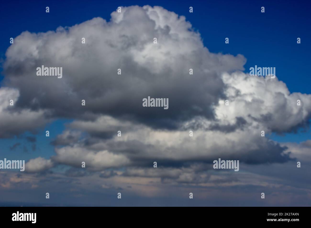 Blue sky aerial view hi-res stock photography and images - Alamy
