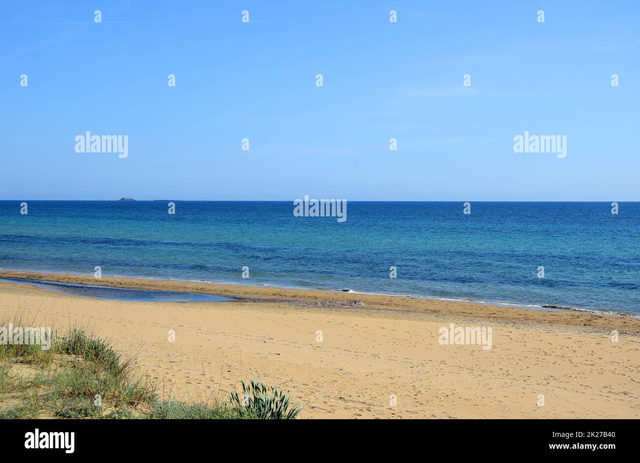 Strand auf Korfu Stock Photo - Alamy