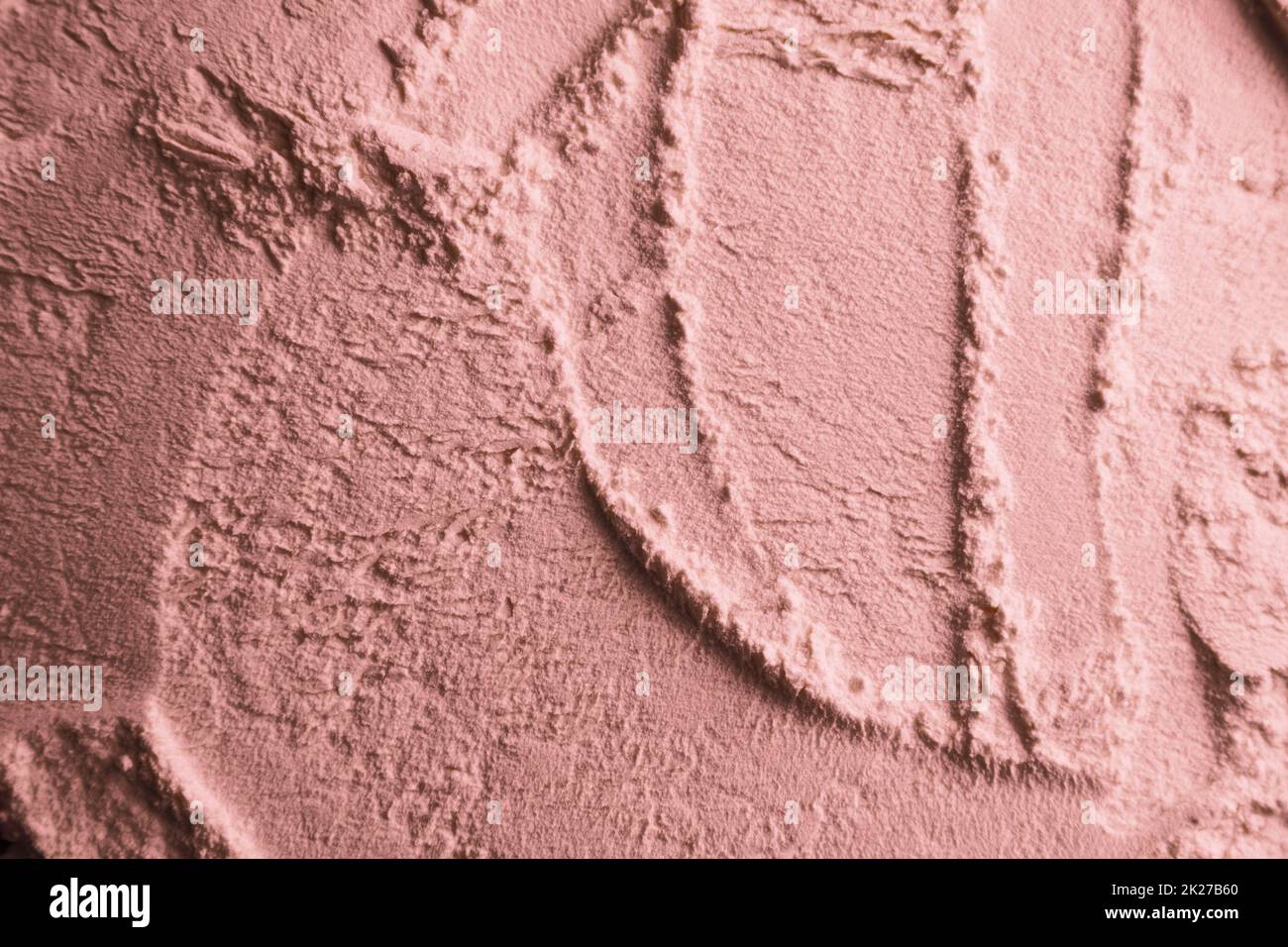 Cosmetic background, clay texture. Mask pink dry clay for face and body ...