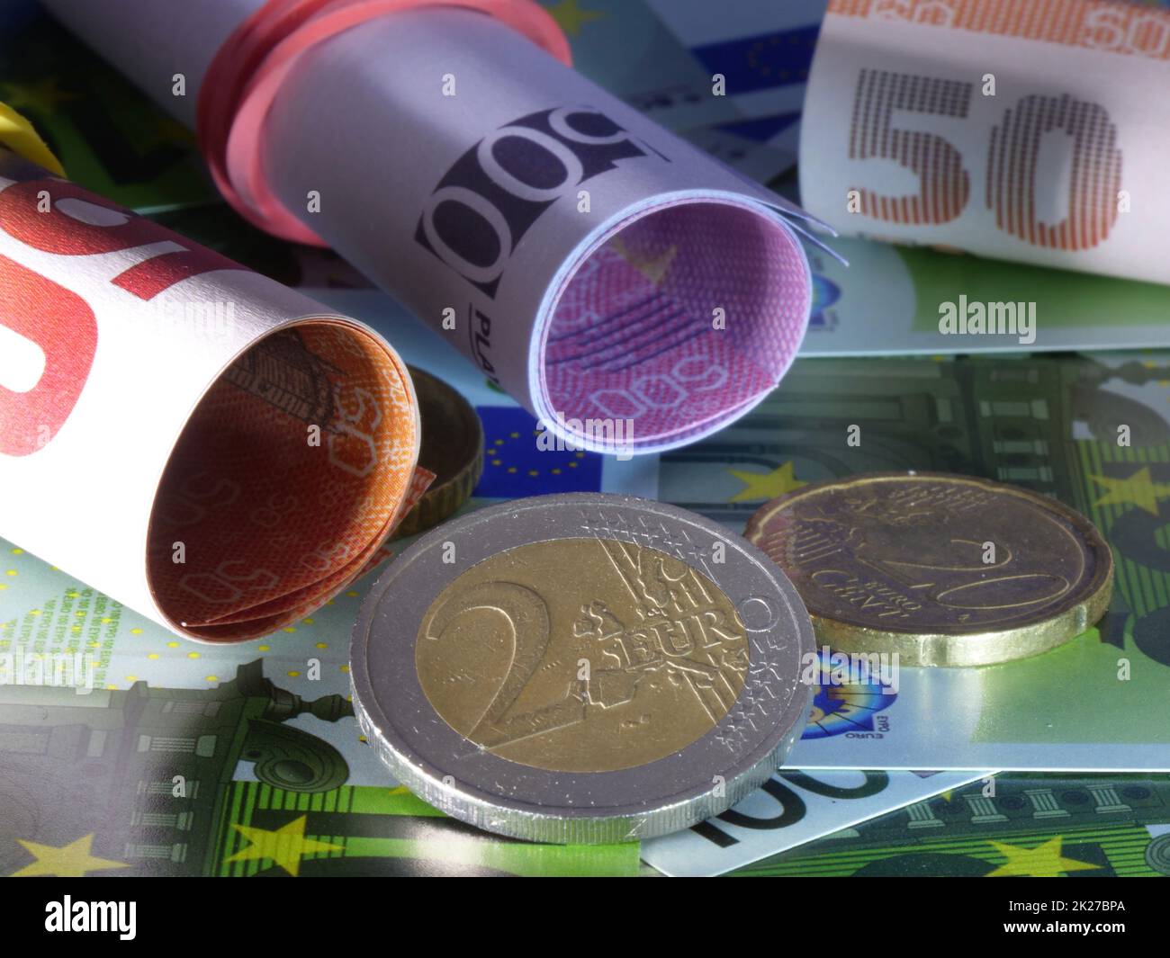 Money as a symbol for rising inflation in the world Stock Photo - Alamy