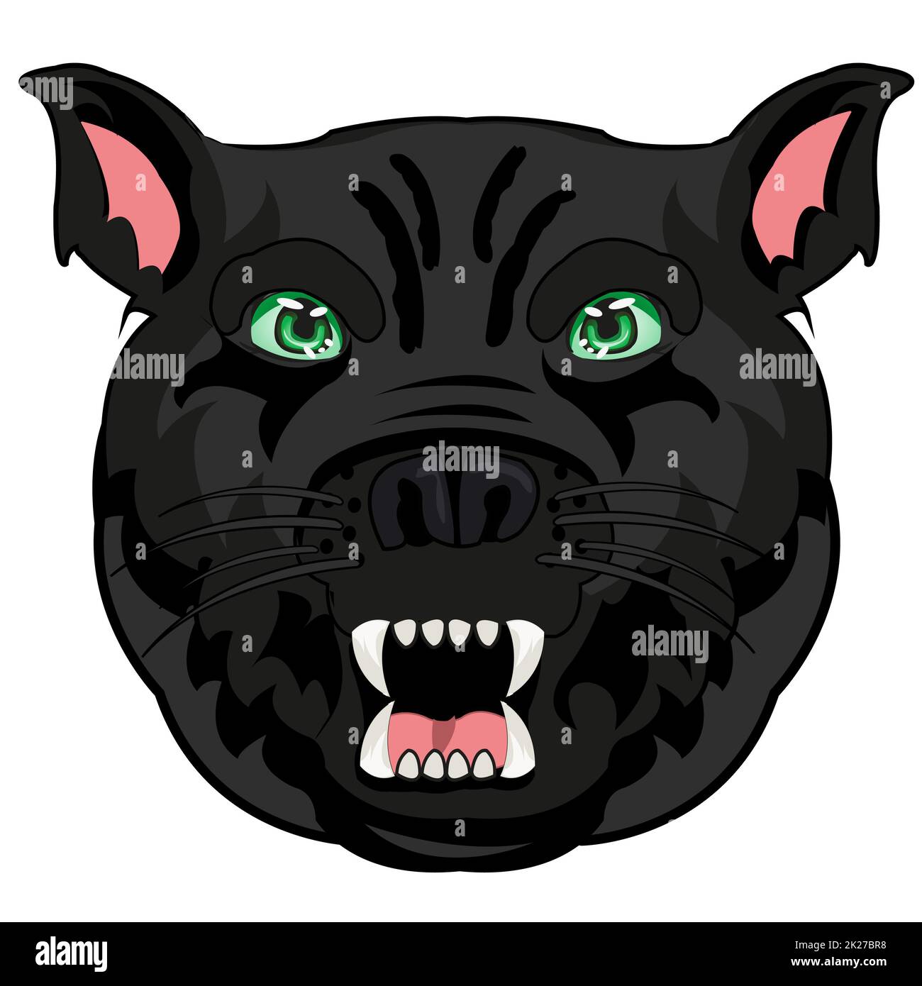 Cartoon Panther Face