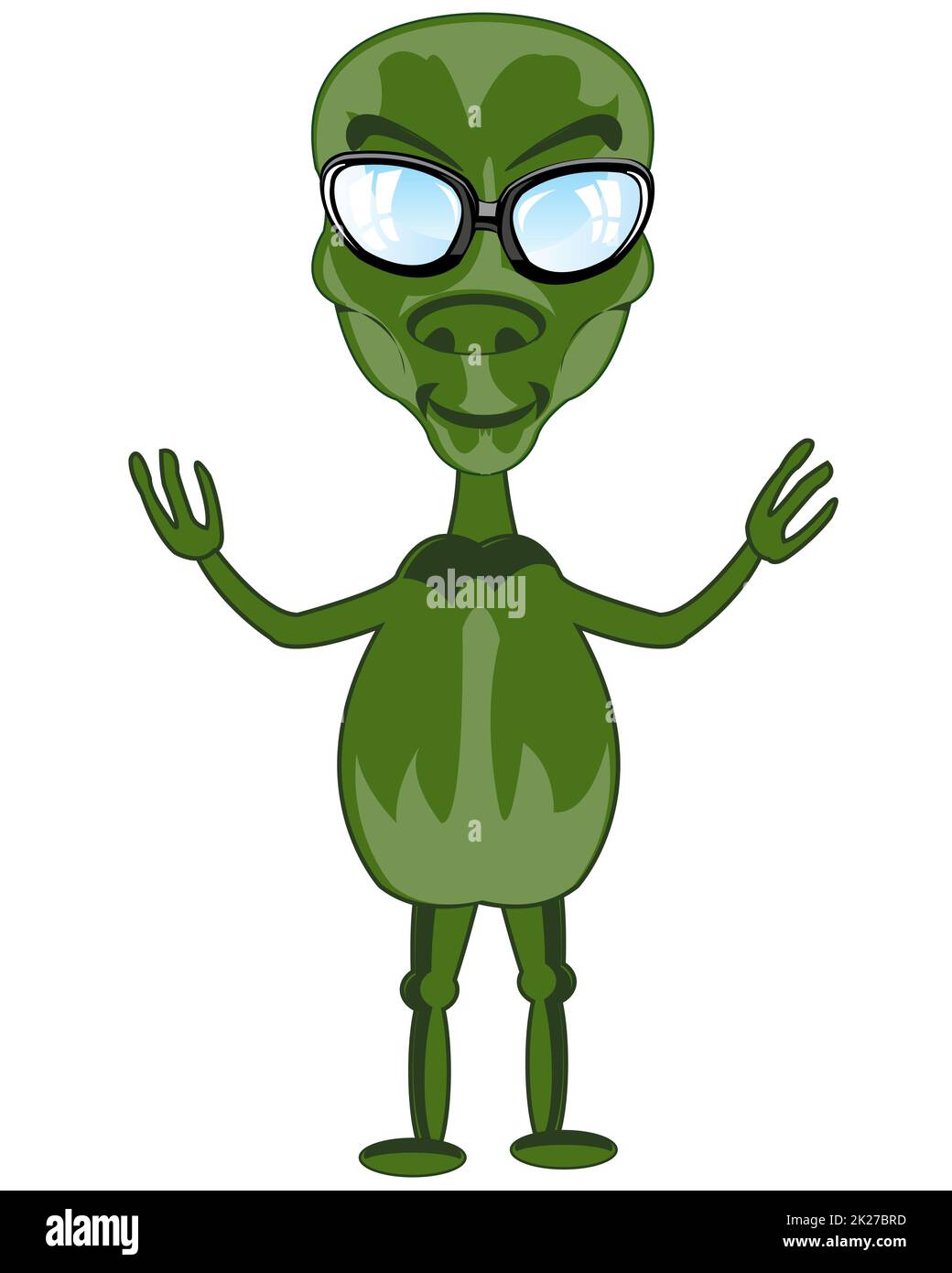 Vector illustration of the cartoon stranger bespectacled Stock Photo ...