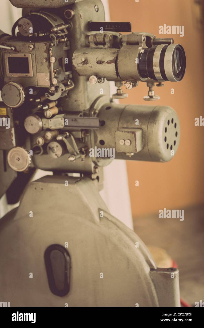 Old cinema equipment hi-res stock photography and images - Alamy
