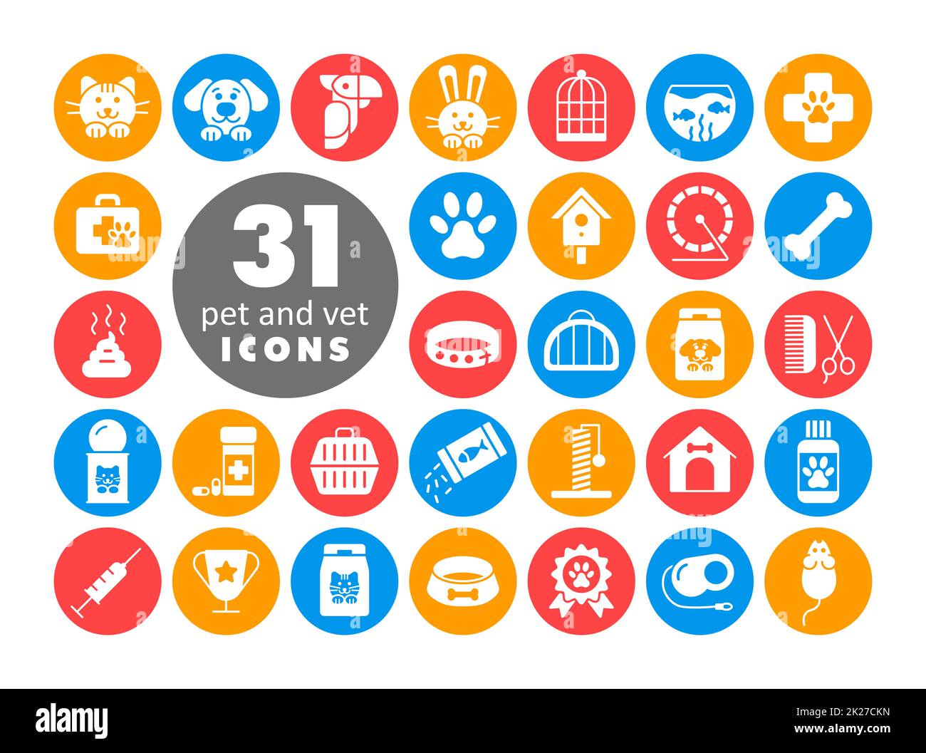 Pet mouse icon set Cut Out Stock Images & Pictures - Alamy